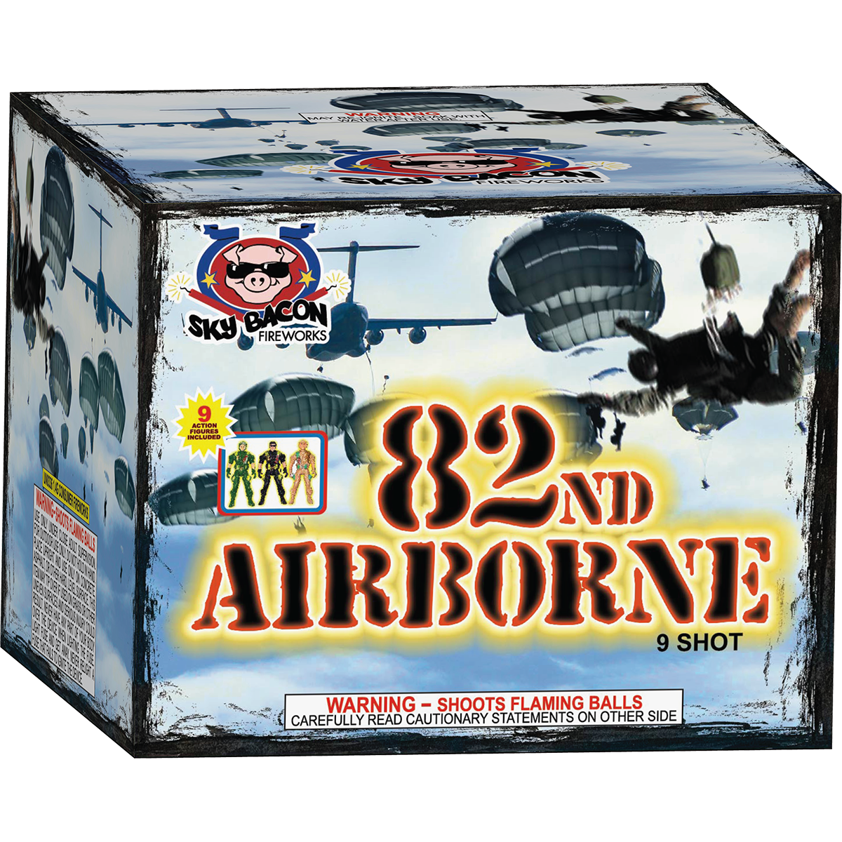 82nd Airborne - 9 Action Figures | Saturn Fireworks, Waterford, MI - 50% OFF SALE!